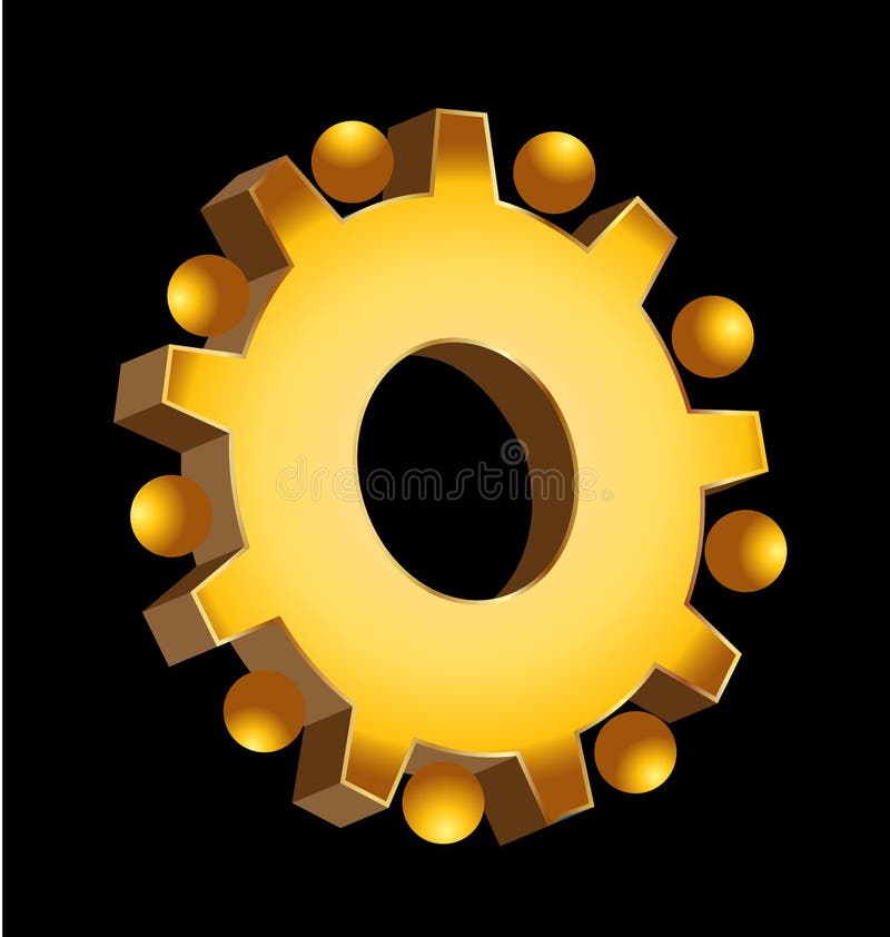 Simple Gold House and Building Logo Symbol Stock Vector - Illustration ...