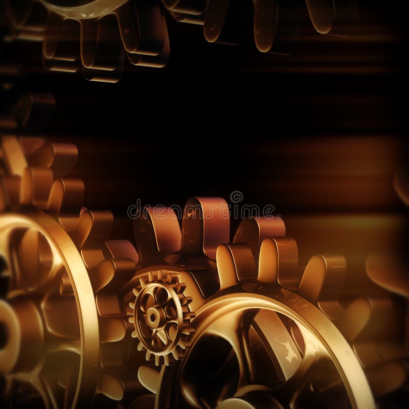 Gold gears and cogs macro stock illustration. Illustration of binding ... Gold gears and cogs macro stock illustration. Illustration of binding ...