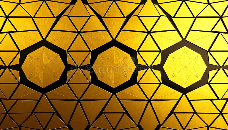 Gold Geometric Pattern Texture, Luxurious Elegant Background Generative ...
