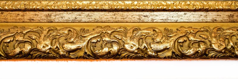 Gold gilded bronze frame stock photo. Image of photograph - 161919726