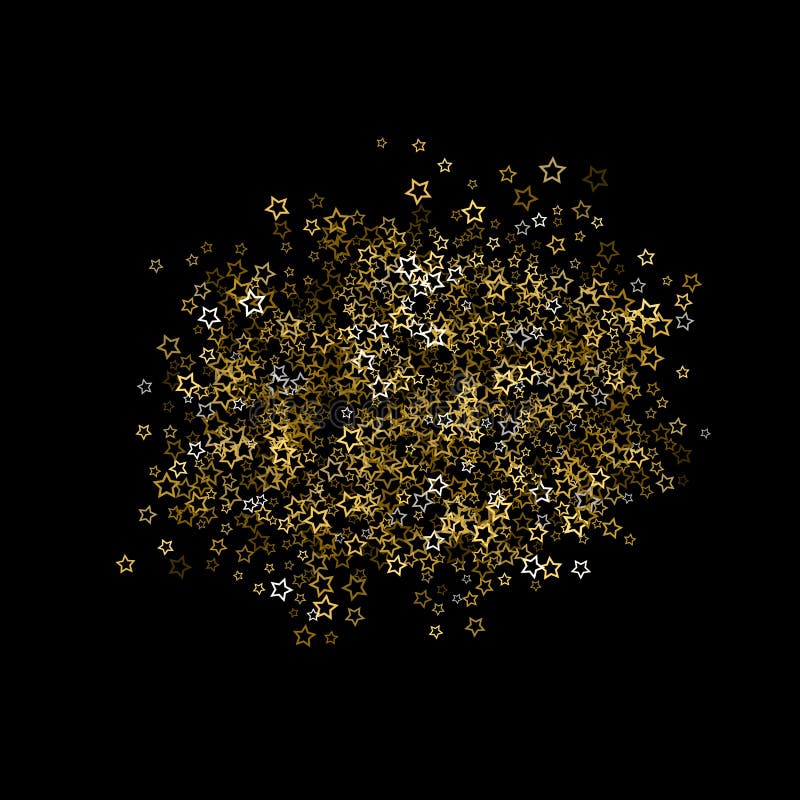 Gold Glitter Confetti Sparkle Stock Vector - Illustration of beautiful ...