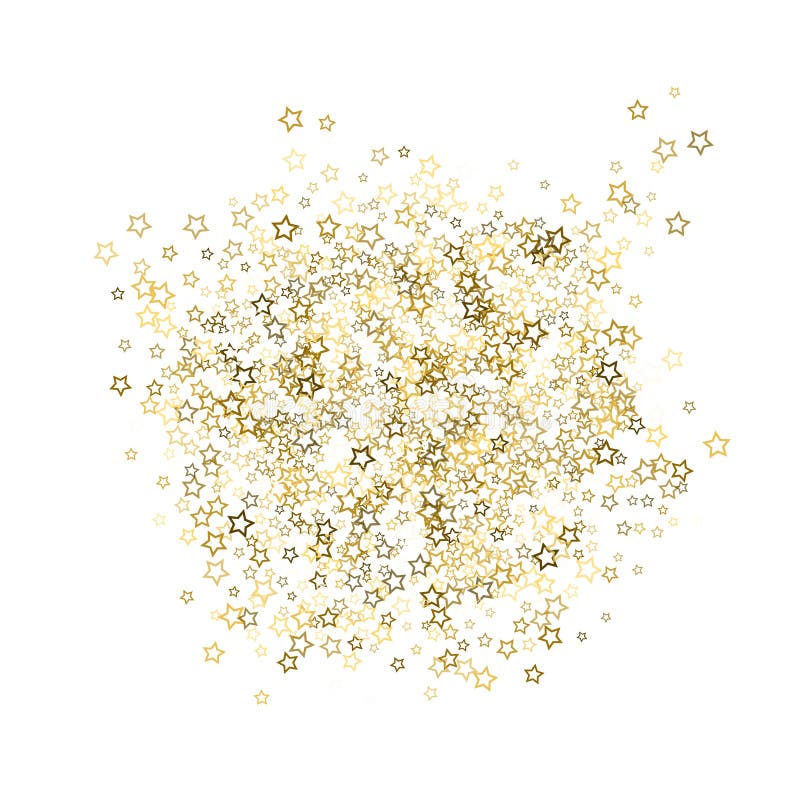Gold Glitter Confetti Sparkle Stock Vector - Illustration of luxury ...