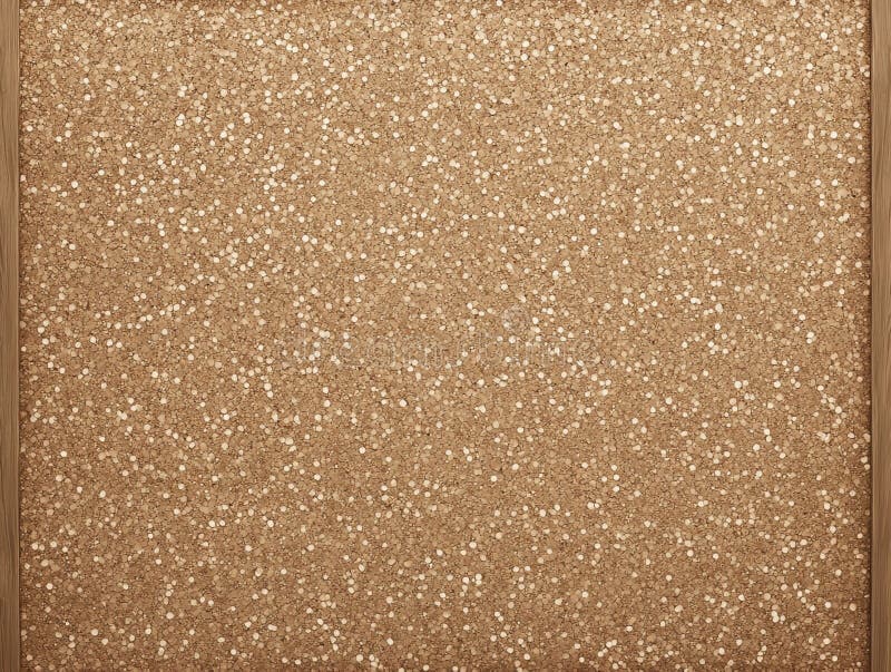 Gold Glitter Corkboard Texture Background Brown Frame Sparkle Craft ...