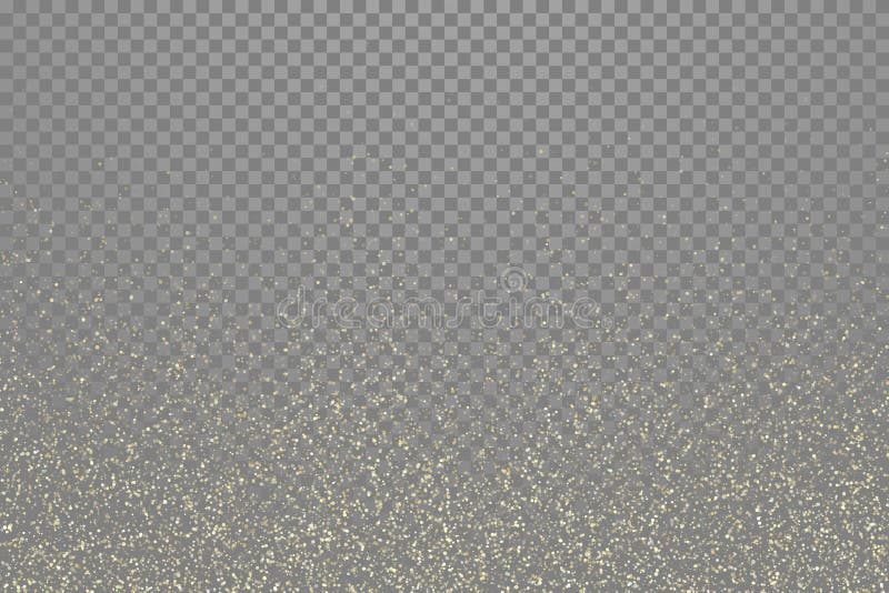Gold Glitter Dust Trail Vector Transparent Stock Vector - Illustration ...