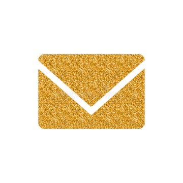 Gold Glitter Email Icon Stock Illustrations – 52 Gold Glitter Email ...