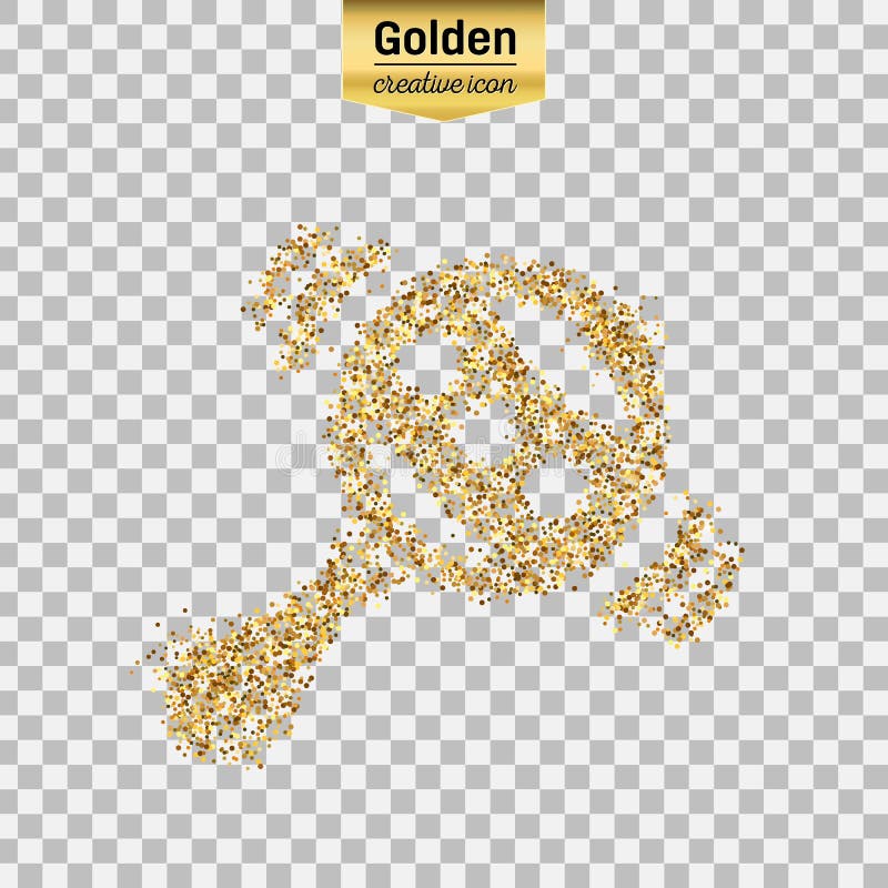 Gold glitter object stock image. Image of multimedia - 82181413