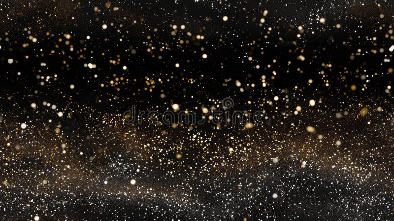 Gold Glitter Seamless Texture, Starry Sky Background Stock Photo ...