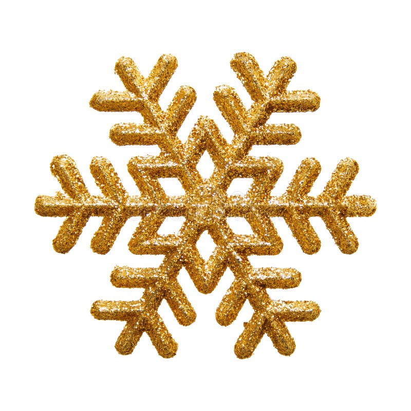 Gold Glitter Snowflake stock photo. Image of sparkling - 27630210