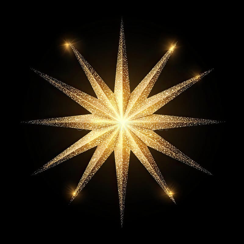 Gold Glitter Starburst stock image. Image of star, design - 353438219