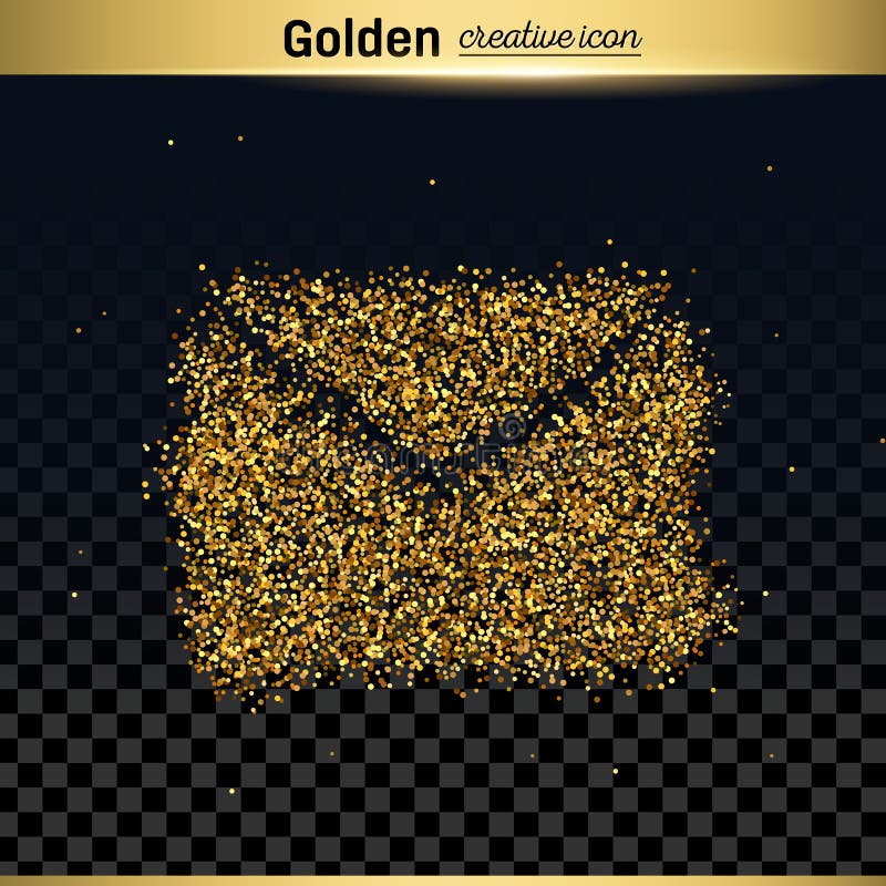 Gold Glitter Email Icon Stock Illustrations – 52 Gold Glitter Email ...