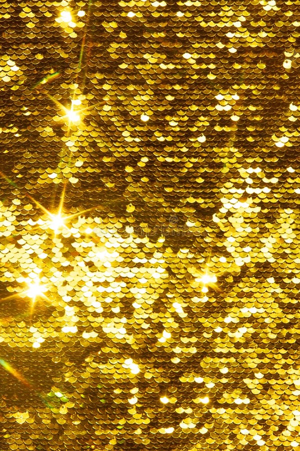 Gold Glittering Sequins Sequins Scales, Background for Your Design ...