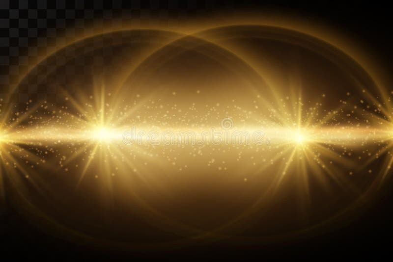 Gold Glow Particles Bokeh. Glitter Effect. Burst with Sparkles ...