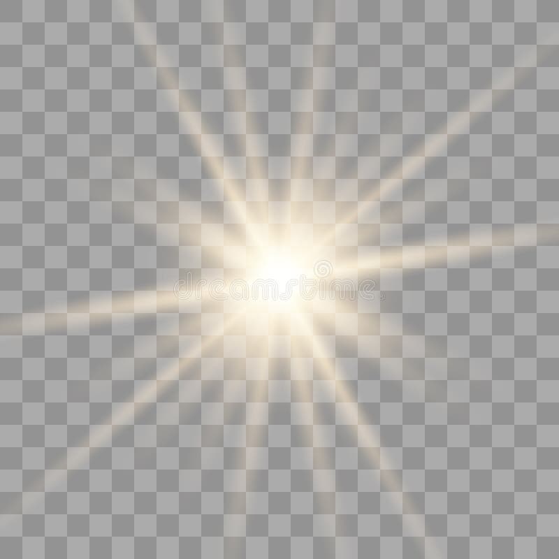 Gold Glowing Light Burst Explosion. Stock Vector - Illustration of ...