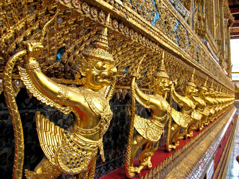 Gold Gods stock image. Image of defend, gold, guard, thailand - 3357027