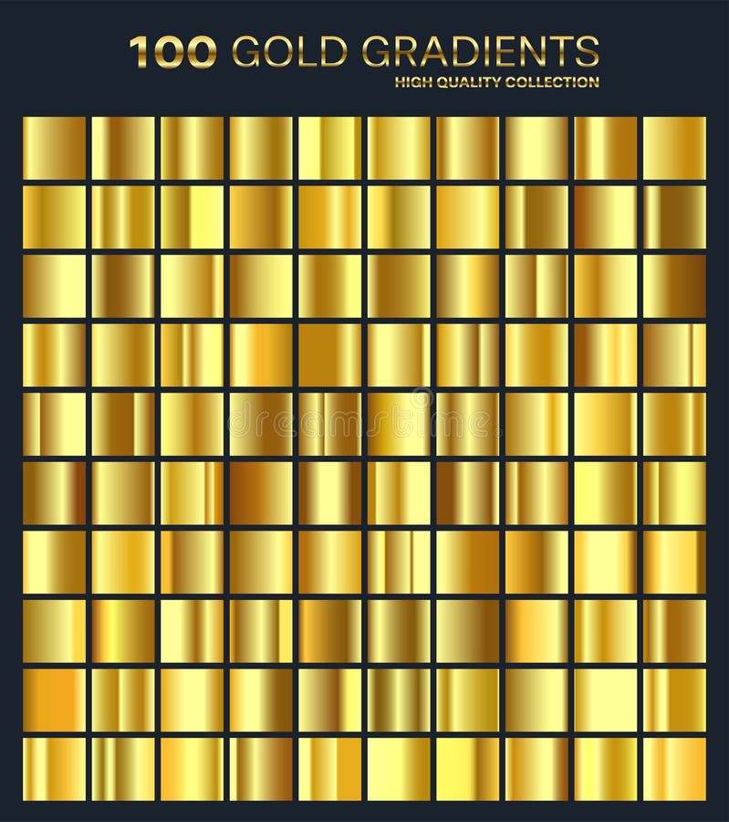 Gold,golden Gradient,pattern,template.Set of Colors for Design ...