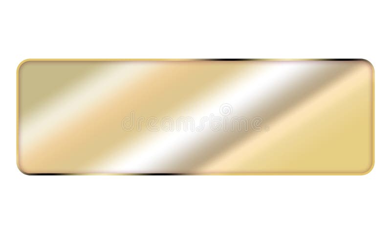 Gold Square Button Blank Stock Illustrations – 1,395 Gold Square Button ...