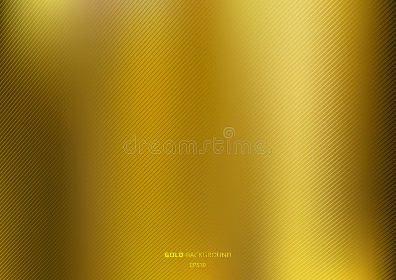 Gold Gradient Metal Background Brushed Metallic Texture Plate Stock ...