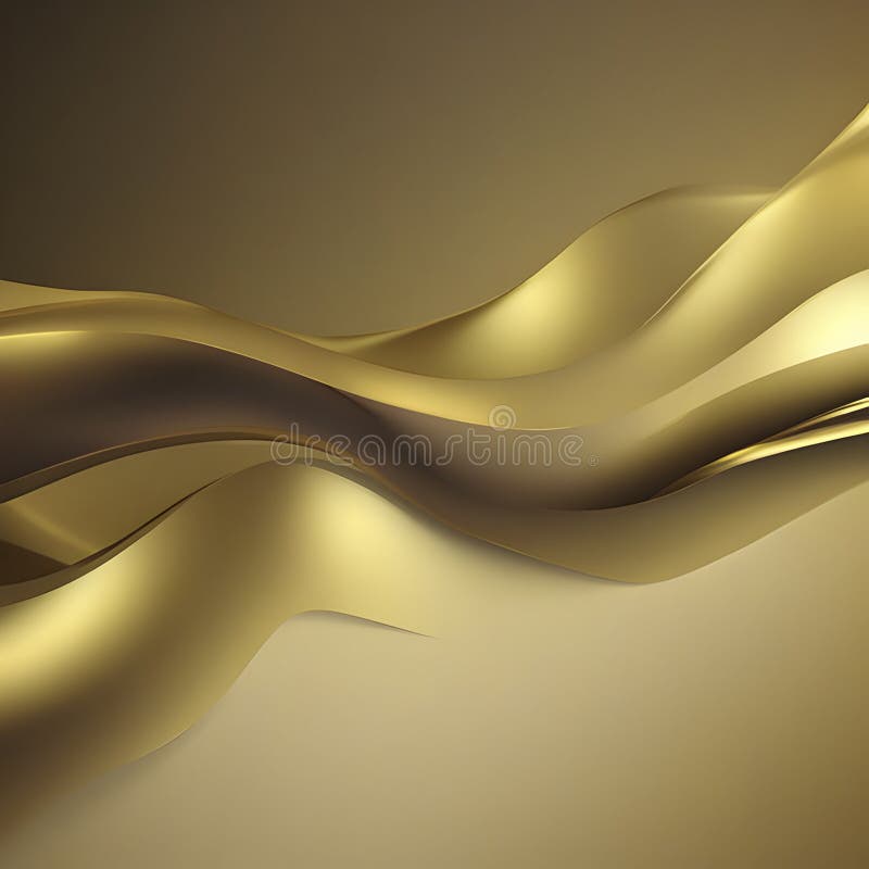 Gold Gradient with Smooth Color Transitions. AI-Generated. Stock ...