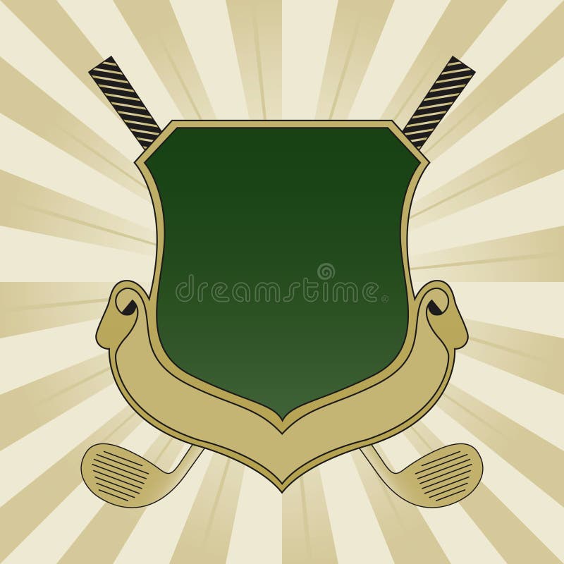 Shield and Banner with Lions Stock Vector - Illustration of emblem ...