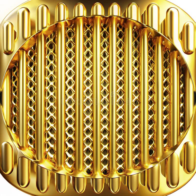 Gold Grill Texture stock illustration. Illustration of shiny - 363210643