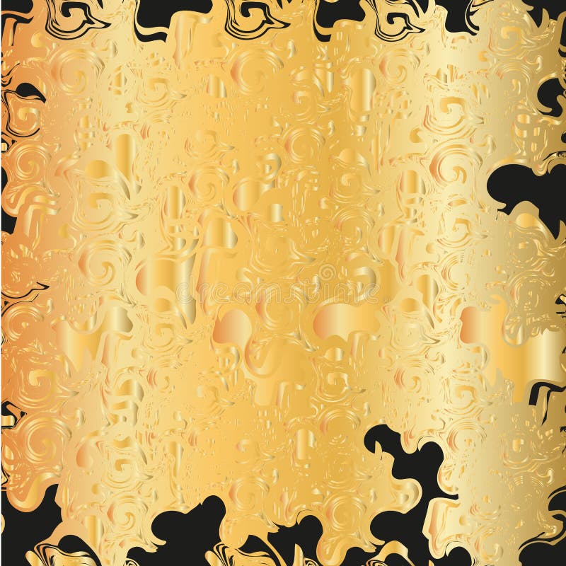 Gold Grunge Background. Beautiful Gold Abstract Vector Illustration ...
