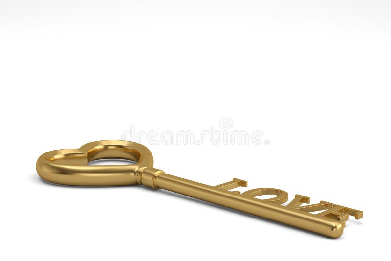 Gold Skeleton Key Heart Shape Stock Illustrations – 55 Gold Skeleton ...