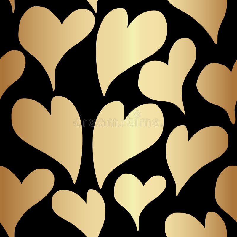 Gold Heart Outline Stock Illustrations – 6,084 Gold Heart Outline Stock ...