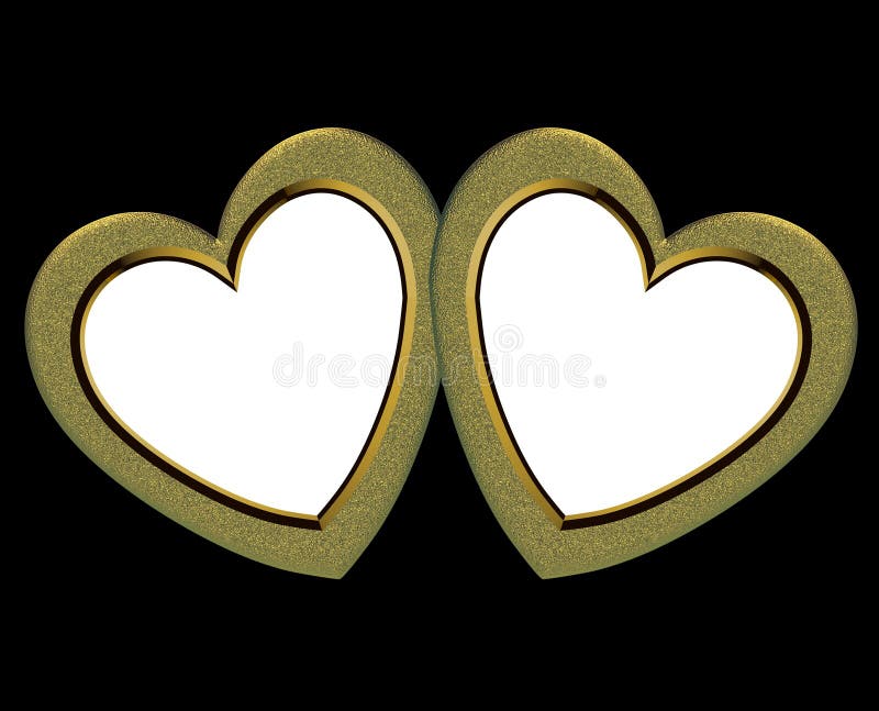 Two Hearts stock photo. Image of decorative, crush, relationship - 4196594