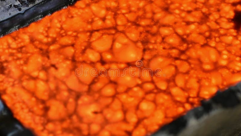 Gold Heat Hot Casting Mining Factory Stock Video - Video of industrial ...