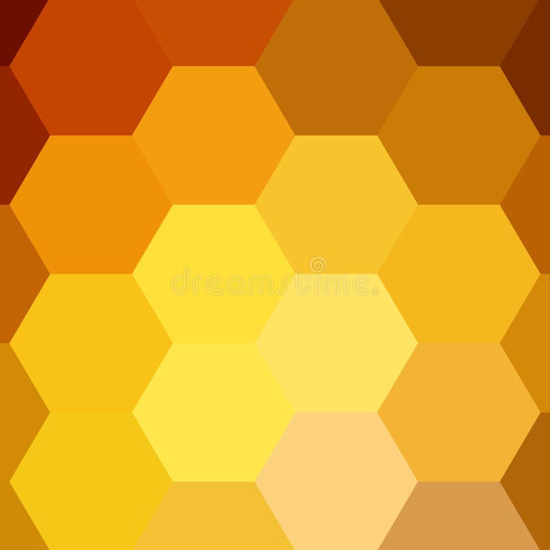 Gold Hexagon Background. Geometric Design Element. Eps 10 Stock Vector ...