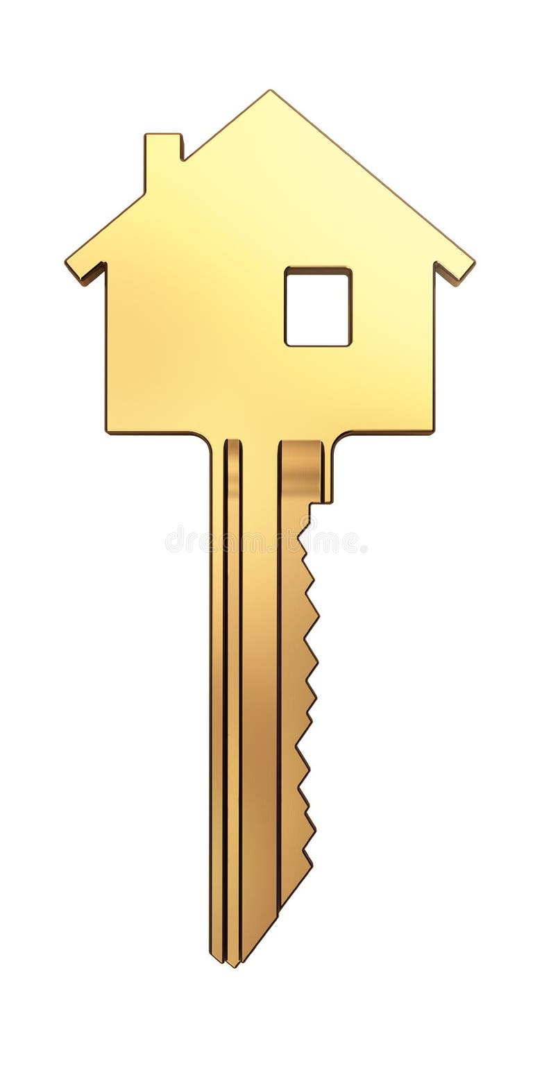 Golden House Key Shape Stock Illustrations – 1,292 Golden House Key ...