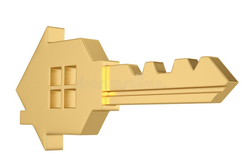 Gold House Key Gold House Key Stock Illustrations – 4,893 Gold House ...