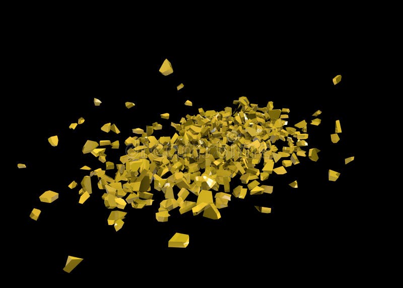 Gold images hd 3d render stock illustration. Illustration of metallic ...
