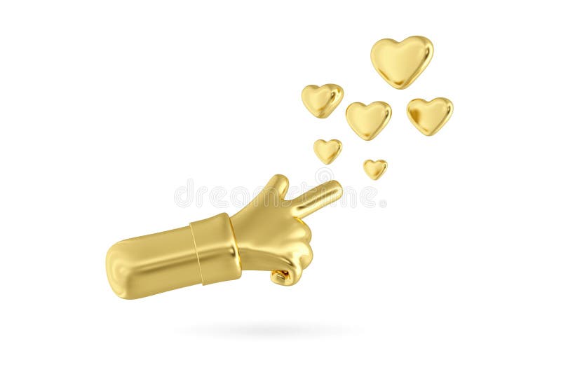 Finger Heart Icon 3d Stock Illustrations – 4,127 Finger Heart Icon 3d ...