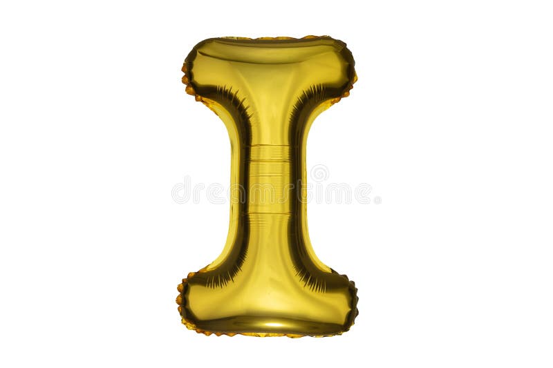 Inflatable Letter F in Golden Color. Inflatable Symbols of Golden Color ...