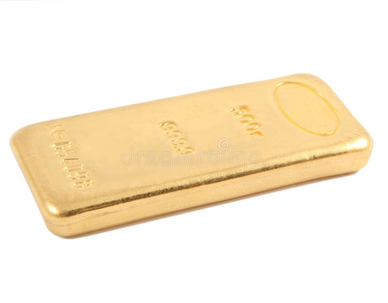 Gold ingot stock photo. Image of metal, horizontal, textured - 21363068