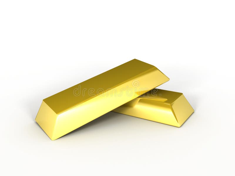 Gold Ingots stock illustration. Illustration of heavy - 16031944