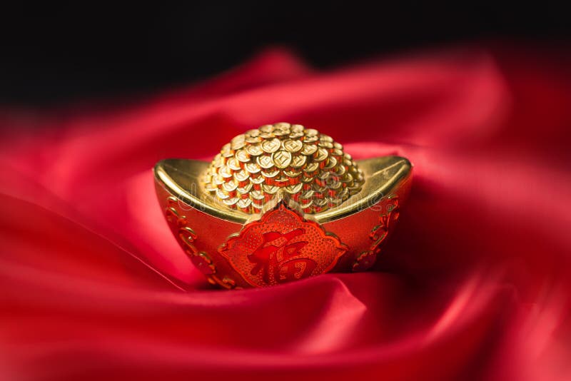 Gold Ingots Represent Wealth Stock Image - Image of money, happy: 132993947