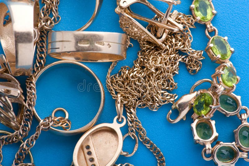 Gold jewel stock photo. Image of beads, jewel, present - 13012280
