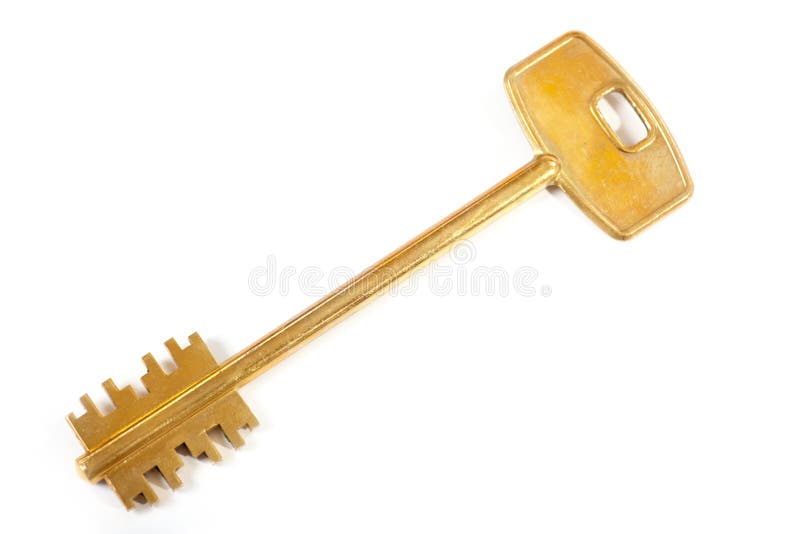Gold key stock photo. Image of business, unlocked, modern - 13397296