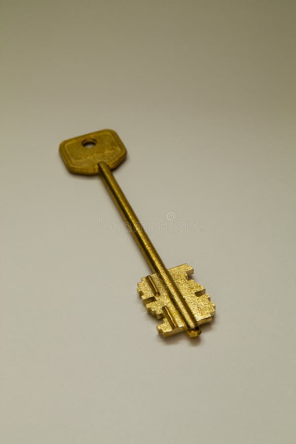 Gold key stock image. Image of metal, brilliant, prospect - 25774705