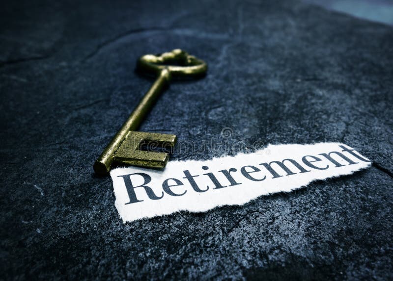 Gold key retirement stock image. Image of save, planning - 89896239