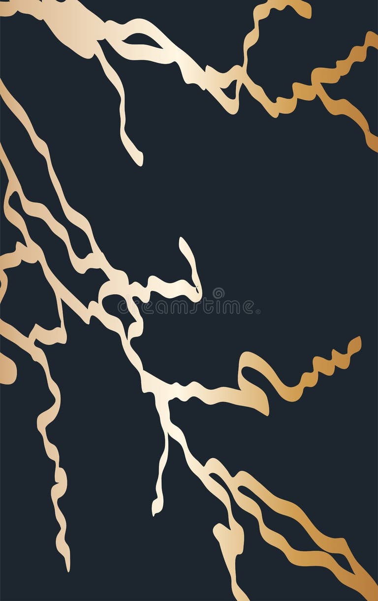 Black Gold Marble Kintsugi Stock Illustrations – 649 Black Gold Marble ...