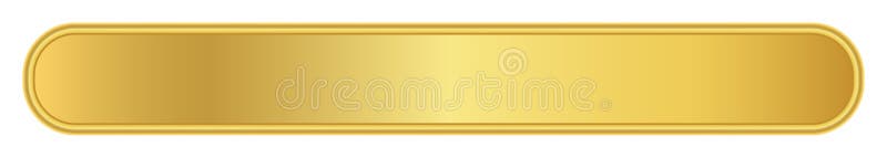 Gold Label Banner, Luxury Golden Frame, Gold Name Plate Stock Vector ...