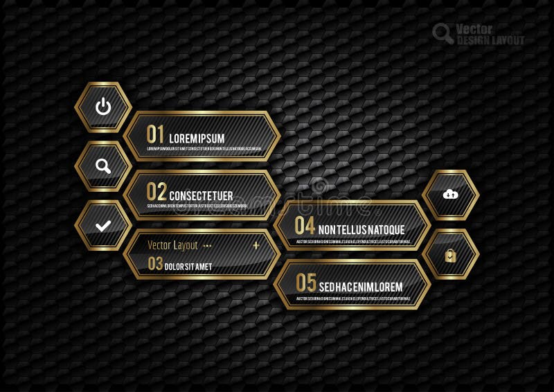 Gold Layout stock vector. Illustration of backdrop, decoration - 54511930