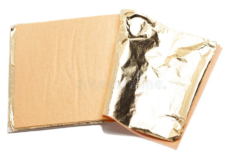Gold Leaf Potal. Golden Elements for Design. Stock Photo - Image of ...