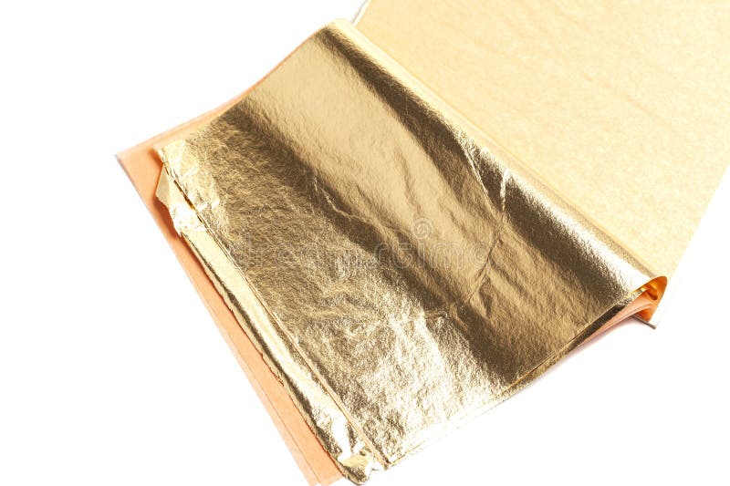 Gold Leaf Potal. Golden Elements for Design. Stock Photo - Image of ...