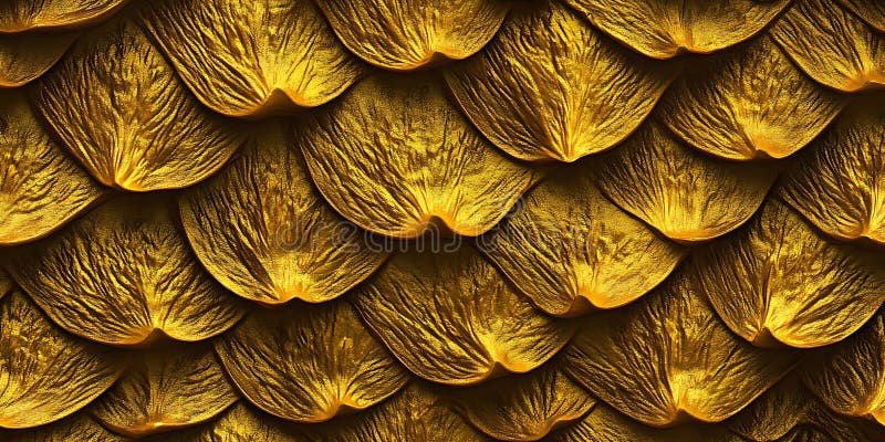 Gold Leaf Seamless Repeat Pattern Showcasing Intricate Texture and ...
