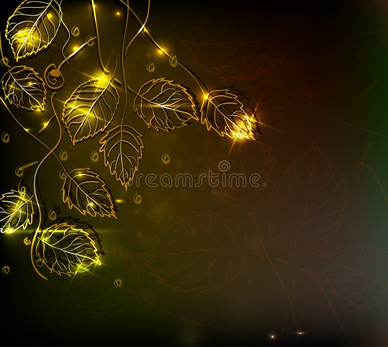 180+ Gold leaves vector Free Stock Photos - StockFreeImages