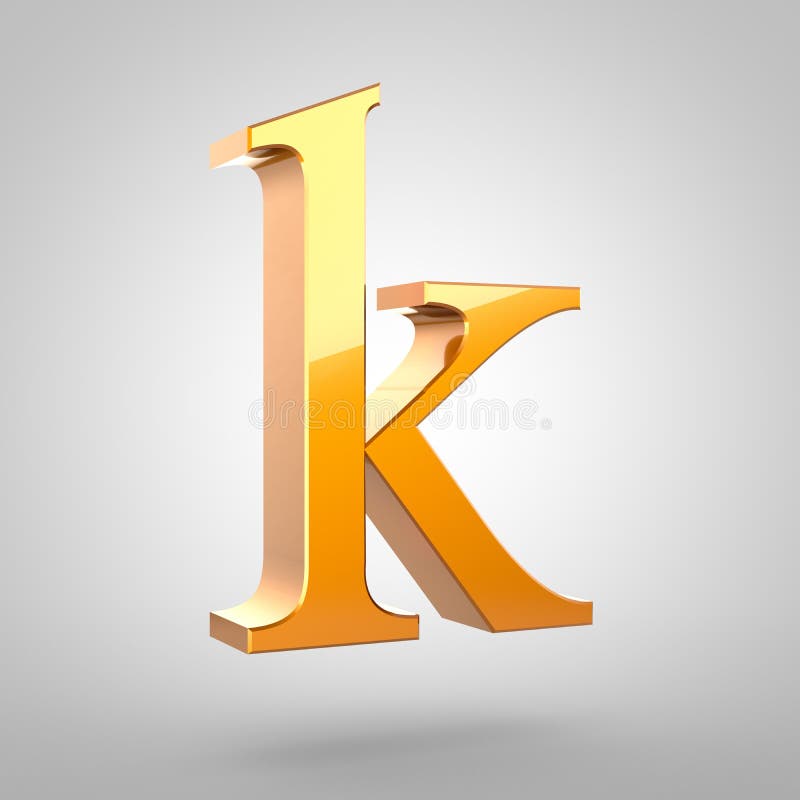 K Letter Gold White Stock Illustrations – 779 K Letter Gold White Stock ...